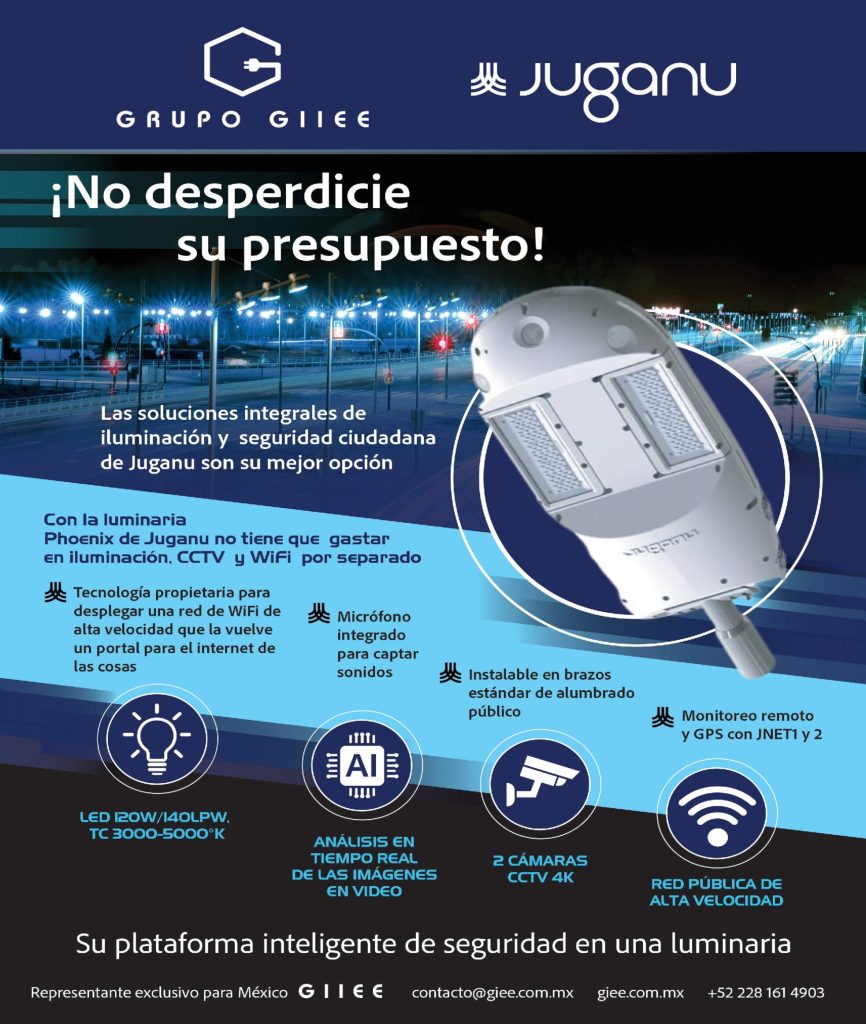 Juganu, Su plataforma inteligente de seguridad en una luminaria ...
