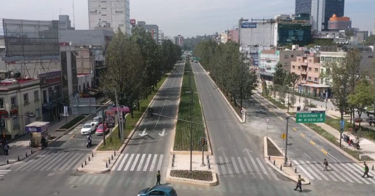Gobierno de la CDMX rehabilita y reforesta la Avenida Chapultepec ...