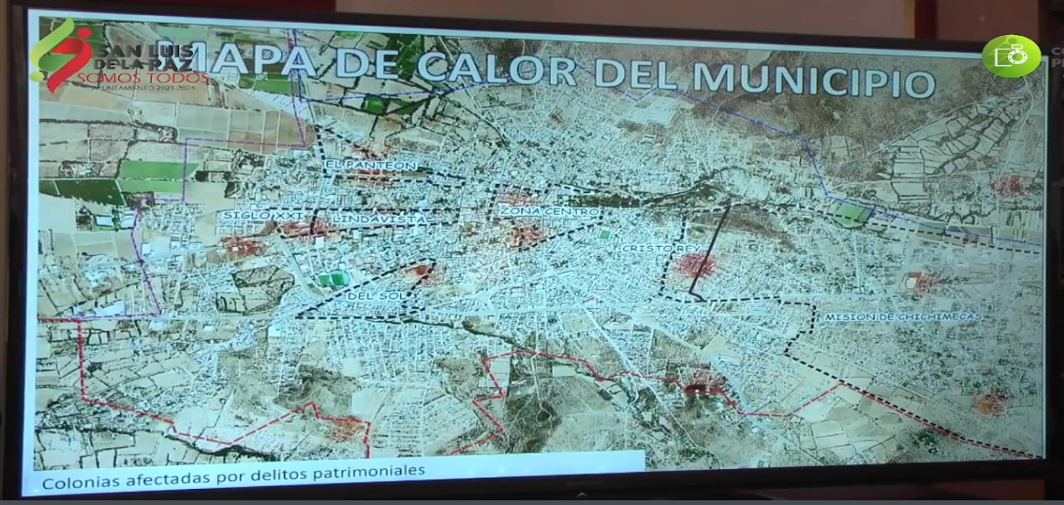 Mayor índice delictivo: San Luis de la Paz identifica zonas