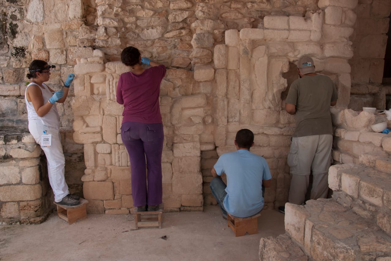 Restauración de la Zona Arqueológica de Ek’ Balam, Yucatán