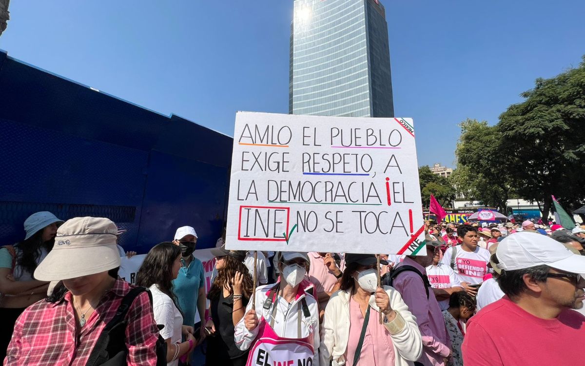 Así fue la marcha en defensa del INE | Alcaldes de México
