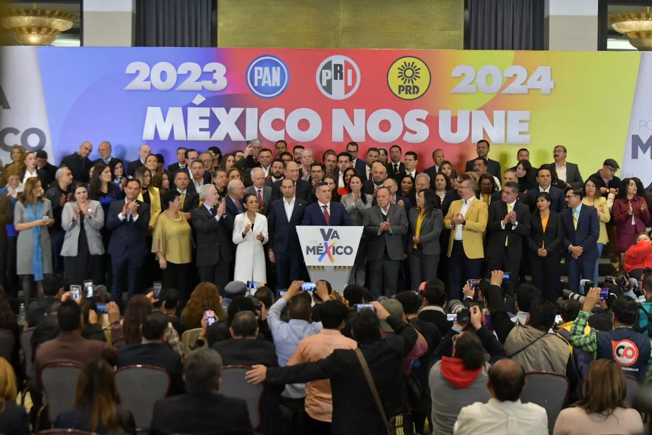 PRI, PAN y PRD reviven coalición Va Por México