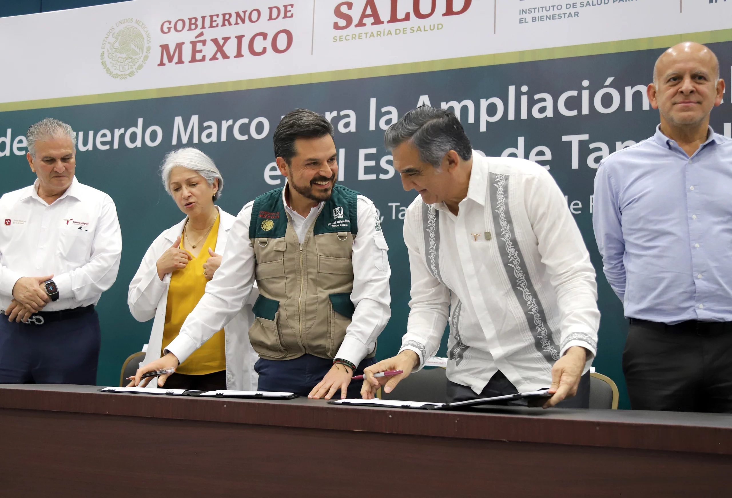 IMSS y Tamaulipas firman acuerdo para ampliación de programa