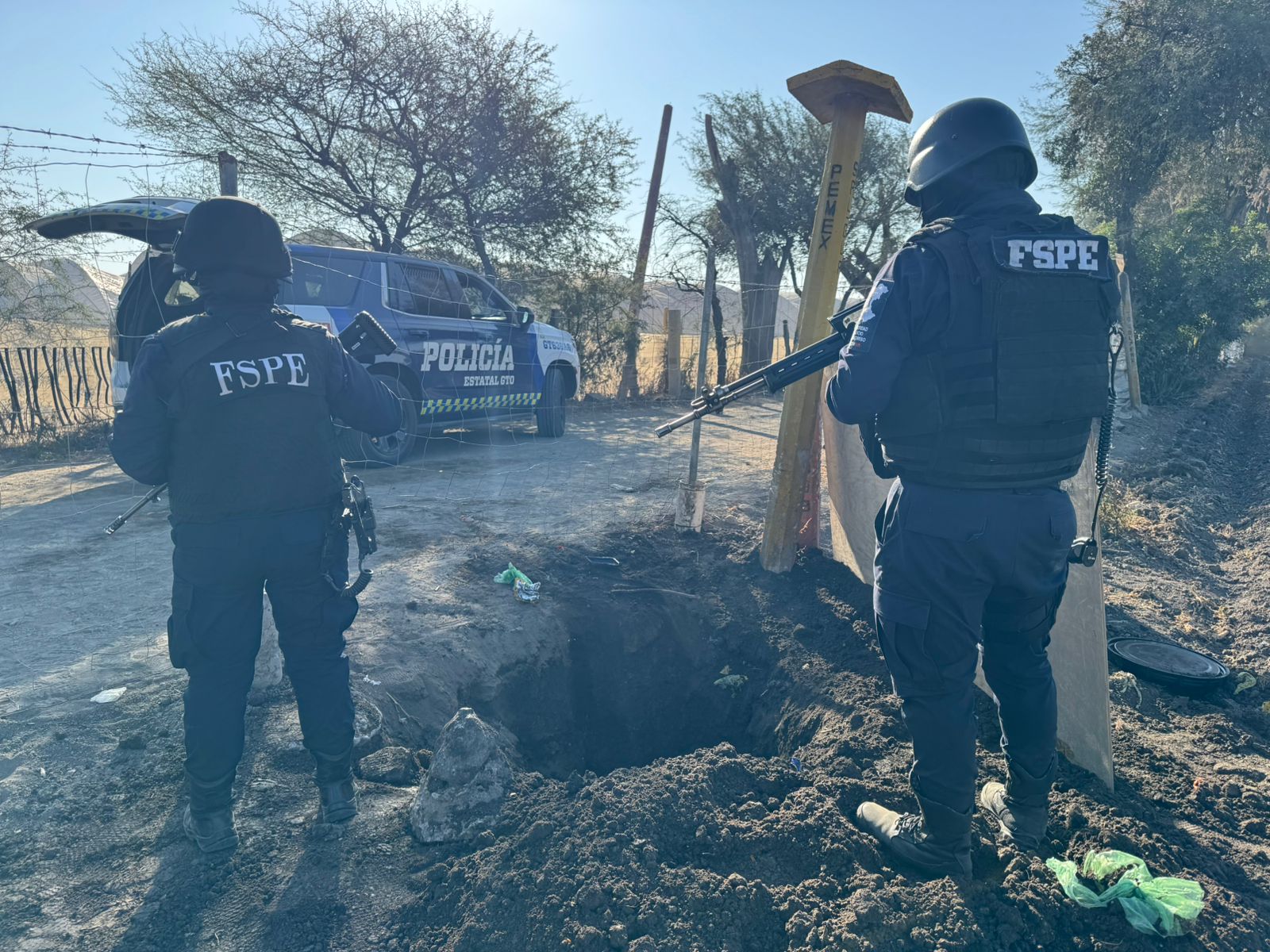 Fuerzas de Seguridad Guanajuato localiza toma clandestina
