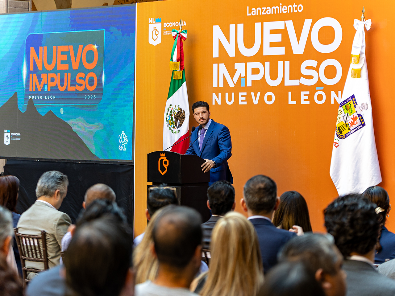 Gobernador Samuel García presenta el programa Impulso NL