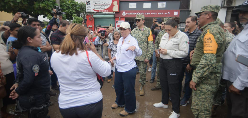Se desborda el río Cazones, en Veracruz, Gobierno del estado